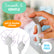 Bumco 2-Pack Full-Size & Mini Baby Bum Brush Bundle (Blue/Gray)